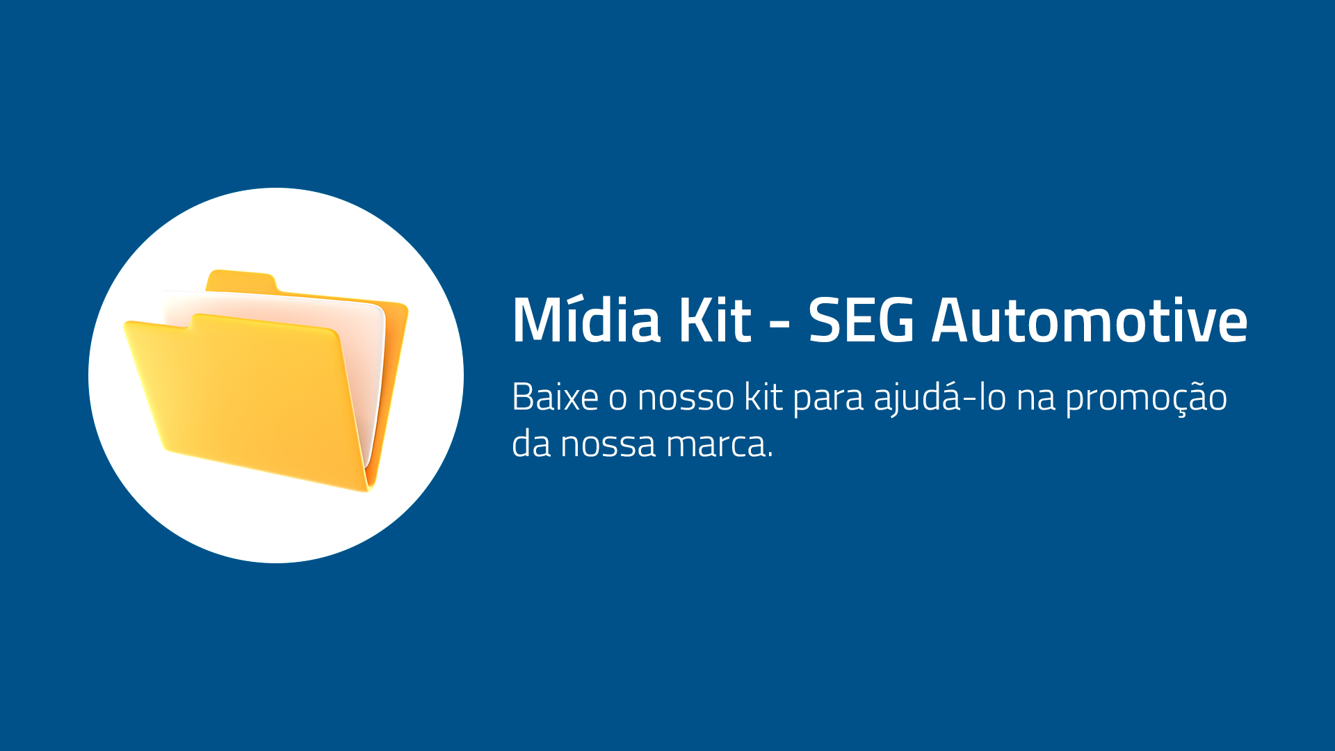 Midia Kit | Blog da SEG Automotive
